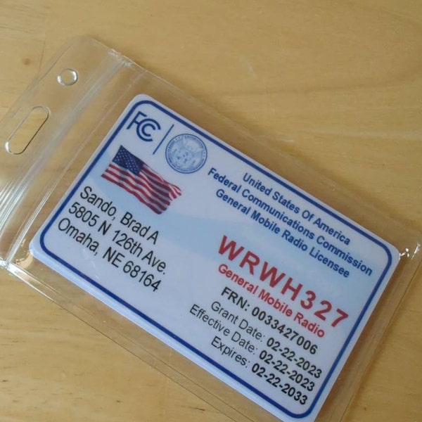 Real-sign™ FCC Amateur Radio License Plaque for Ham Radio Operators - Etsy