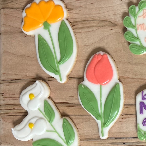 Spring Flower Cookie Cutter Collection - Etsy