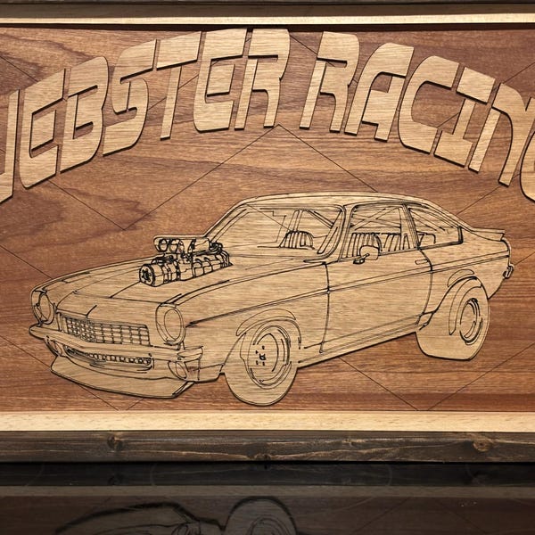 1966 Chevy Nova Pro Street SVG Png Pdf Dxf Automotive Vector Files Clip ...