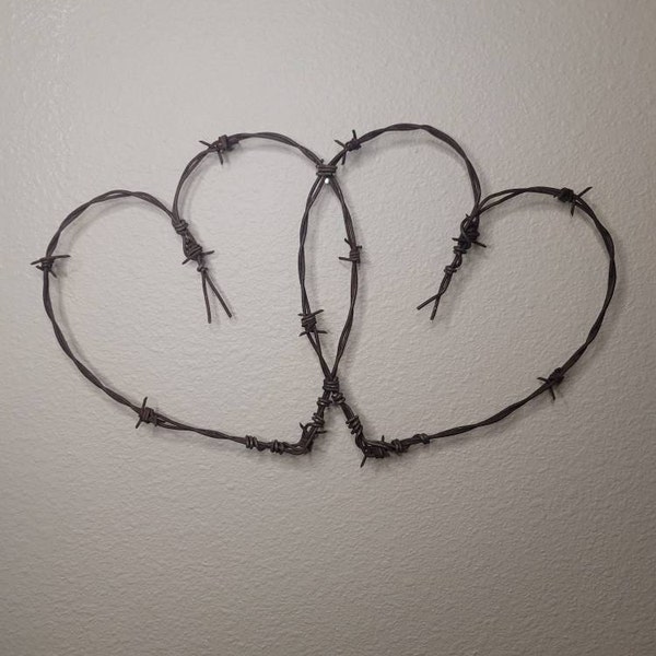 Barbed Wire Wall Decor; Rustic Decor; Front Door; Wall Hanging ...