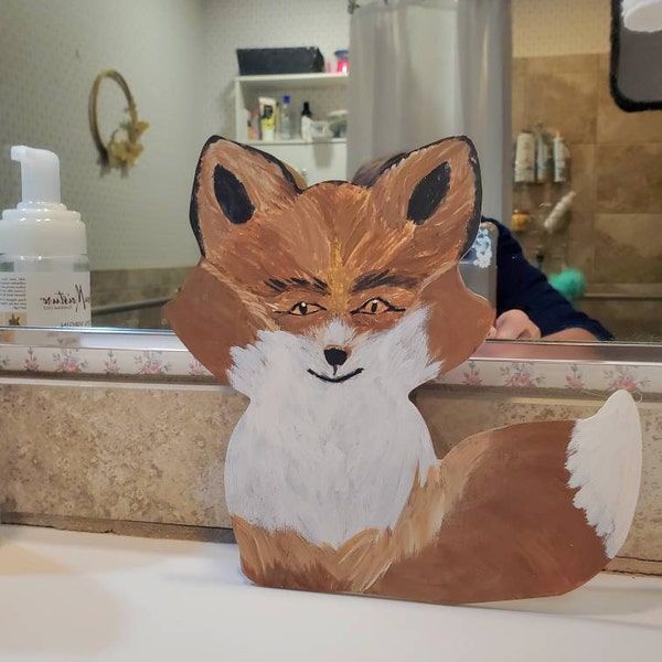 Fox - Wildlife - Laser Cut Unfinished Wood Cutout Shapes - Always Check ...
