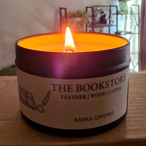 Coffee and Books Soy Candle, Book Lover Gift, Book Candle, Book Scented ...