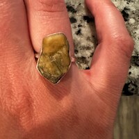 Hammered Charm Ring, Handmade Ring, Sterling Silver Ring, Dangle Ring - Etsy Canada