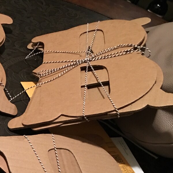 Large Recycled Cardboard Letters - Etsy