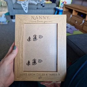 Personalised Custom Text Photo Frame Engraved Photo Frame - Etsy