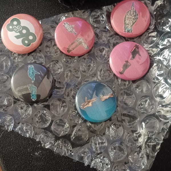 Blink 182 Button Pack Pop Punk Pinback Buttons in 1in and 2.25in Enema ...