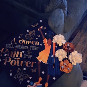 Custom Graduation Cap Topper, Personalized Social Work Grad Cap Topper ...