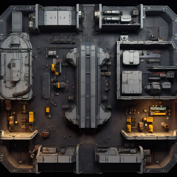 Sci-fi Battlemaps 2000 Maps Bundle for Vttrpg (foundry,roll20,...), RPG ...