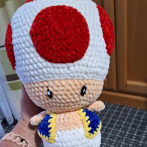 AMIGURUMI PATTERN Toad Crochet Pattern Game Crochet Tutorials for Geeks ...