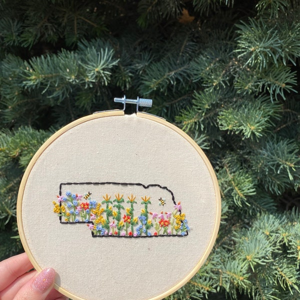 Nebraska State Embroidery Pattern - Instant Digital Download -PDF ...