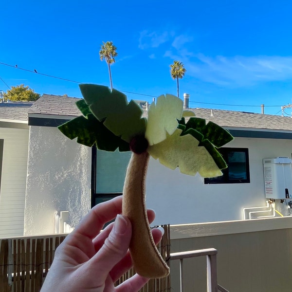 Palm Tree Ornament, Felt Palm Tree Ornament, Tropical Ornament, Felt ...