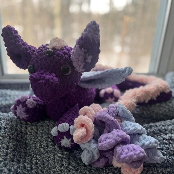 Jupiter the Dragon | PDF Crochet Amigurumi Pattern - Etsy