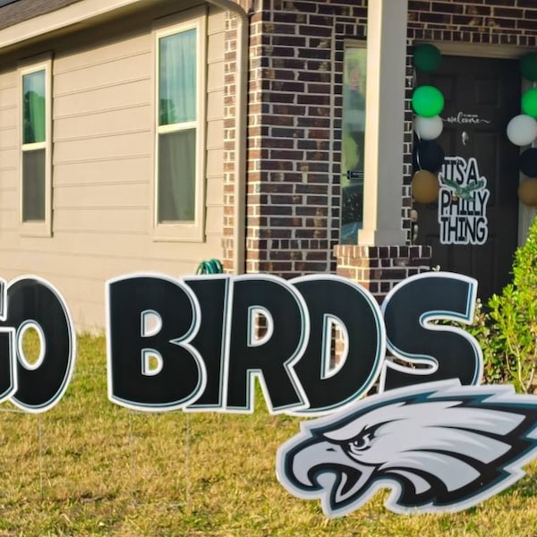 Go Birds It's a Philly Thing Yard Sign Philadelphia Eagle Super Bowl ...