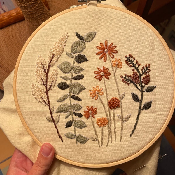 Beginner Embroidery Kit, Easy Embroidery Kit for Beginner, Cross Stitch ...