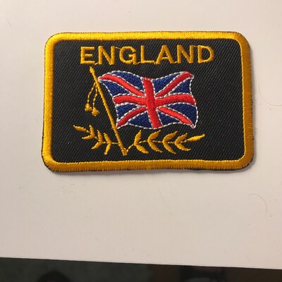 Embroidered England Flag Patch Badge Union Jack UK Iron Sew on Jacket ...