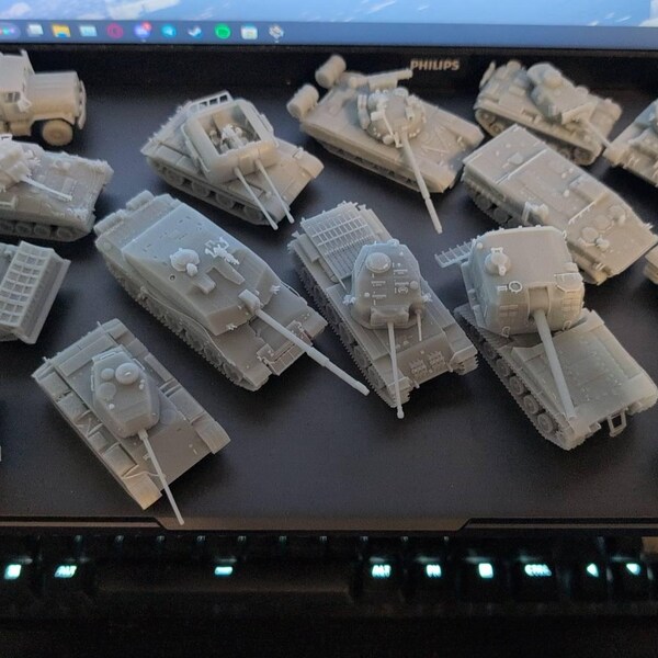 British Centaur Mk II AA Tank 3d Print 15mm 1/100 WW2 Flames of War ...