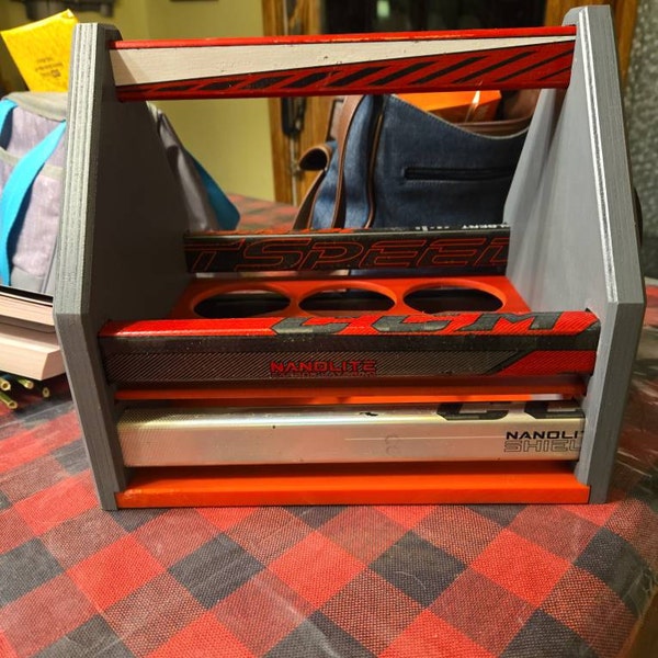 Custom Hockey 6-pack Beer Carrier | Salvaged Hockey Sticks | Wood Ends ...
