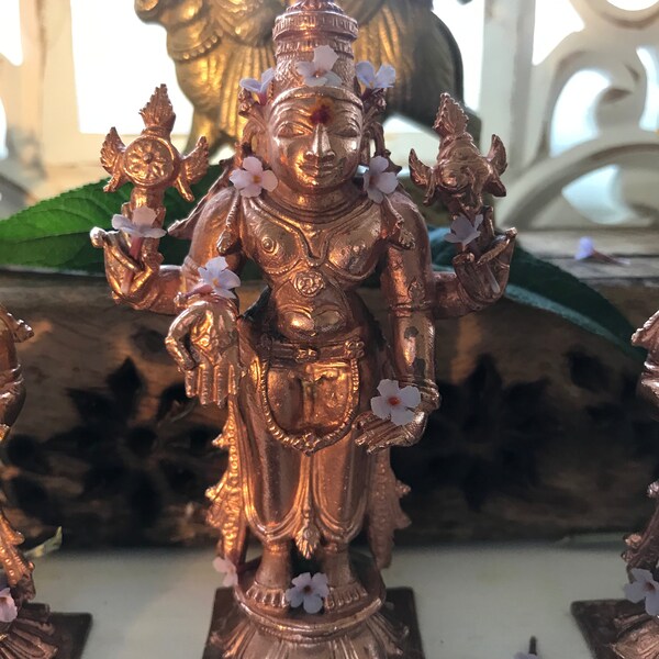 Prasiddh Copper Idols Presents Lord Srinivas With Consorts Sridevi ...