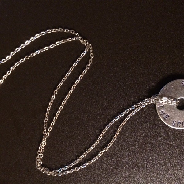 The Maze Runner Hand Stamped Washer Necklace on Chain - "the Maze ...
