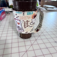 Cat Mug Rug Printable Sewing Pattern and Tutorial PDF Download (Instant ...