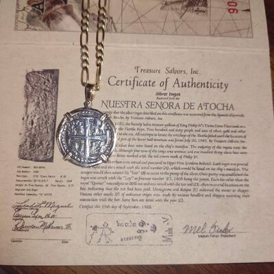 Atocha Silver With 14kt Gold - Etsy