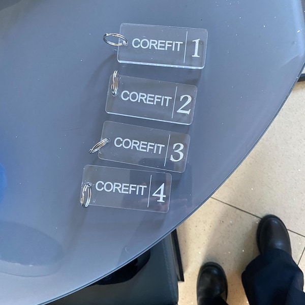 Quality Personalised Key Fobs (large) Hotel-guesthouse-office-business ...