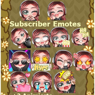 24x Cute Red Bulls Emotes / Red Ox Emotes for Your Twitch - Etsy