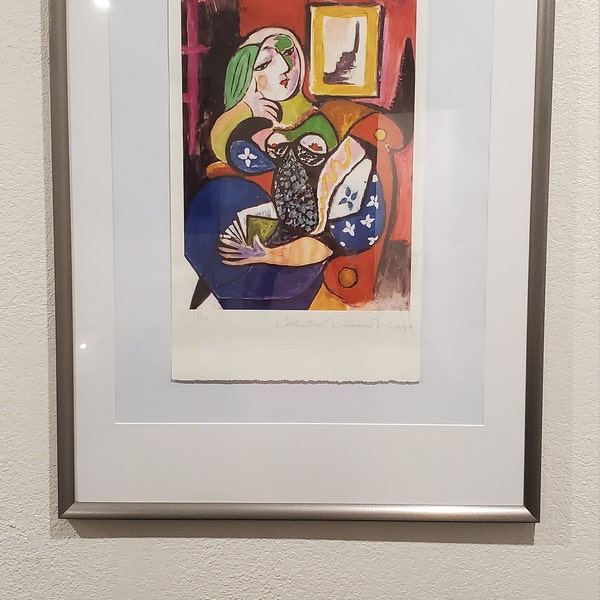 Marc Chagall Scène De Cirque Original Lithograph Vintage Signed