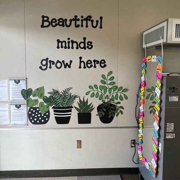 Plant Theme, Coffee Shop, Botanical Board, Pre-made, Succulent Board ...