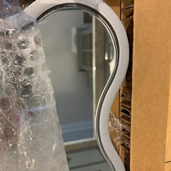 Squiggly Mirror, Wavy Mirror, Wiggle Mirror, Funky Wall Mirror ...