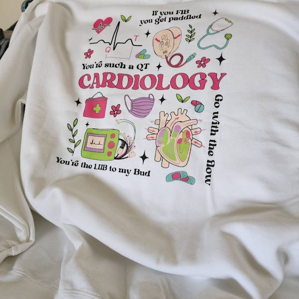 Personalized Cardiology Shirt/sweatshirt, Cardiac Nurse Shirt, CVICU ...