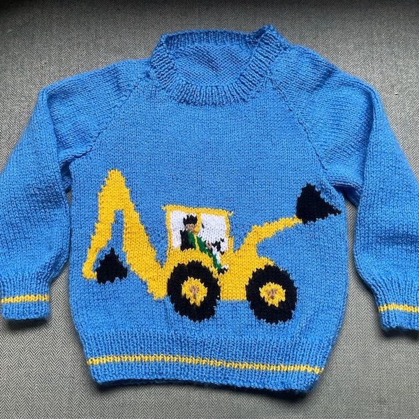 Velociraptor Dinosaur Children's Sweater Knitting Pattern - PDF ...