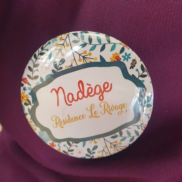 Personalized Badge Badaboum Theme Birthday - Etsy
