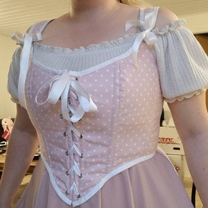 Renaissance Corset Bodice Sewing Pattern/ Cottagecore 11 SIZES Pdf A4 ...