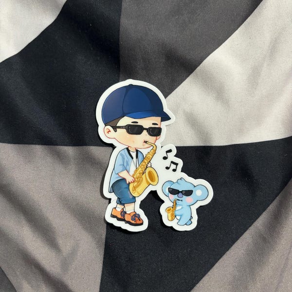 Yoongi El Capitxn Shibal DDAY Concert Vinyl Waterpoof Sticker Suga ...