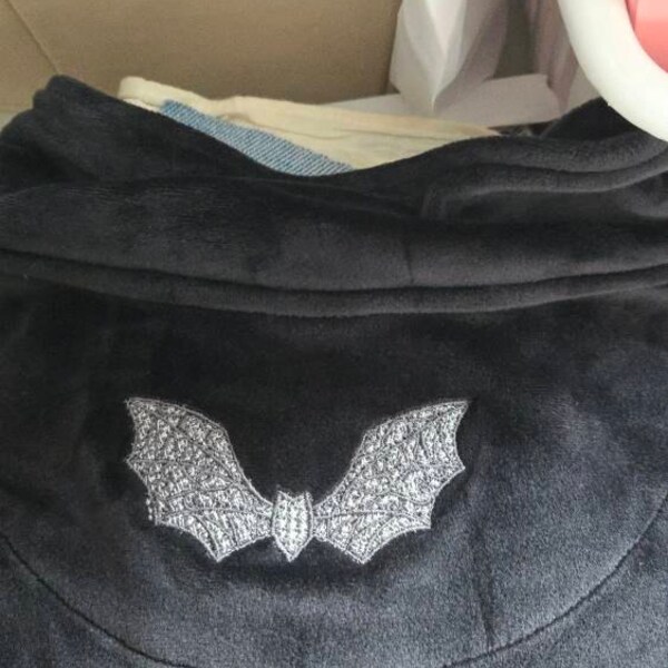 Lace Bat Machine Embroidery Design, Elegant Bat Embroidery for Women T ...