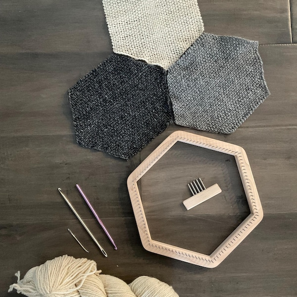 Hexagon Weaving Loom 8" - Etsy
