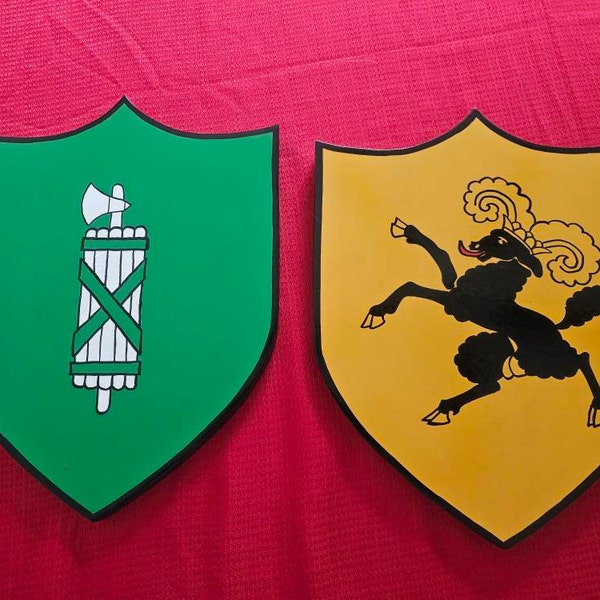 Wooden Shield Sign - Etsy