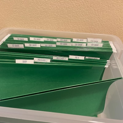 DIY Home Documents Kit Printable File Tab Home File Editable Label Home ...