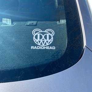Radiohead Vinyl Decal - Etsy