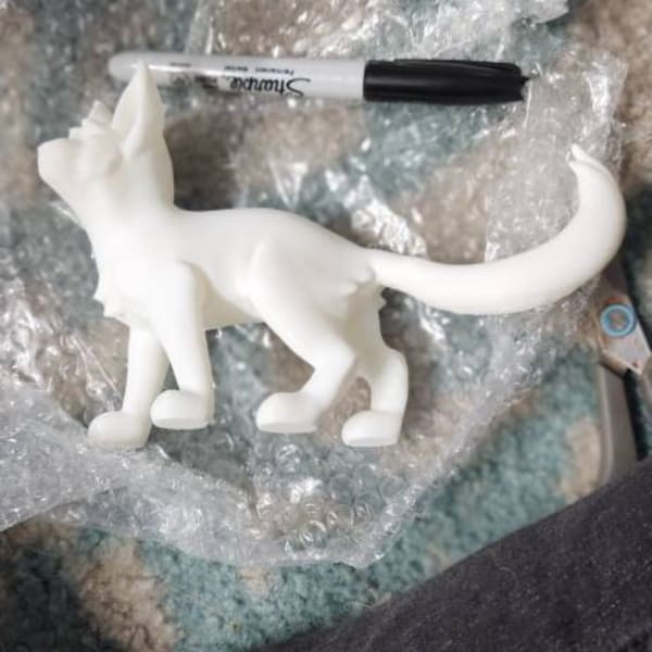 Custom Cat Figure and 3D Print Cat Base - Etsy