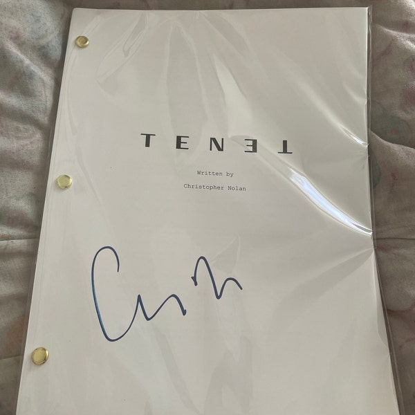 TENET Movie Script Christopher Nolan Full Screenplay - Etsy