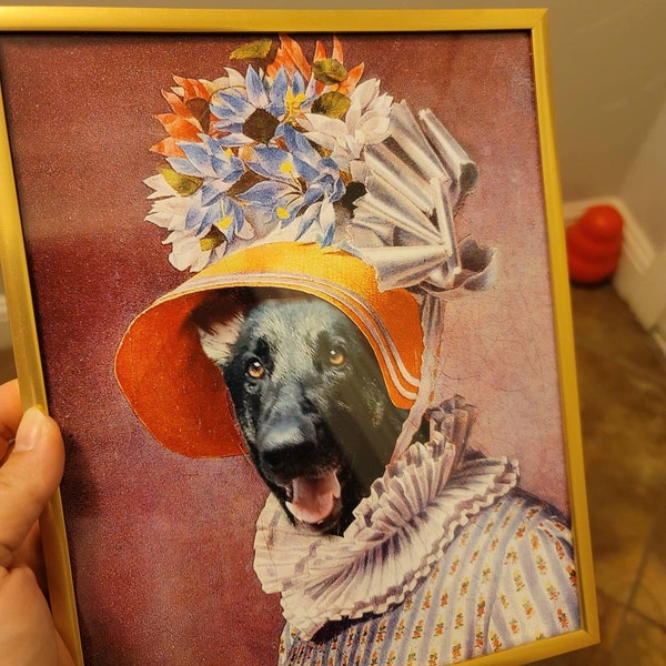 Custom Pet Soldier Portrait, Custom Dog Portrait, Pet Portraits, Pet ...