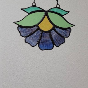 Flower Minis Stained Glass Pattern, Stained Glass Patterns, Digital ...