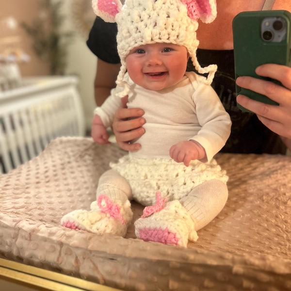 Newborn Aviator Outfit, Sky Pilot Costume Kids, Crochet Diaper Cover ...
