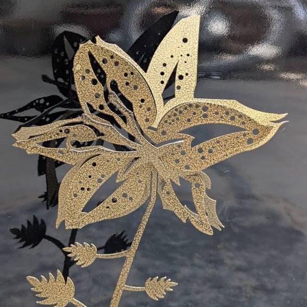 Hibiscus Standing Flower - CNC Cut File - Cut Ready DXF - Etsy
