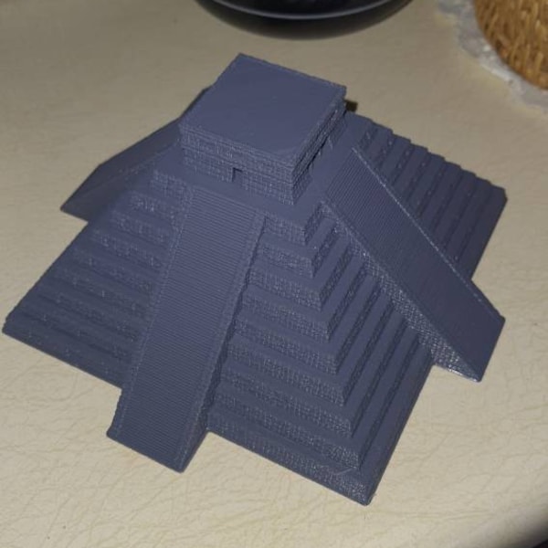 Chichen Itza Mayan Pyramid - Temple of Kukulcan 3d Printed Model - Etsy