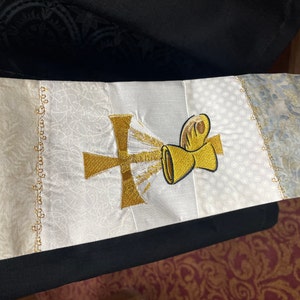 Green Pieced Stole, Ordinary Time Liturgical Stole - Etsy