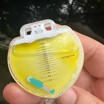 Pitocin IV Bag Badge Holder IV Bag Badge Reel, Phlebotomy Badge Reel ...