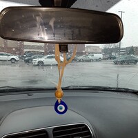 Evil Eye Car Charm, Evil Eye Car Accessories,evil Eye for Review Mirror ...